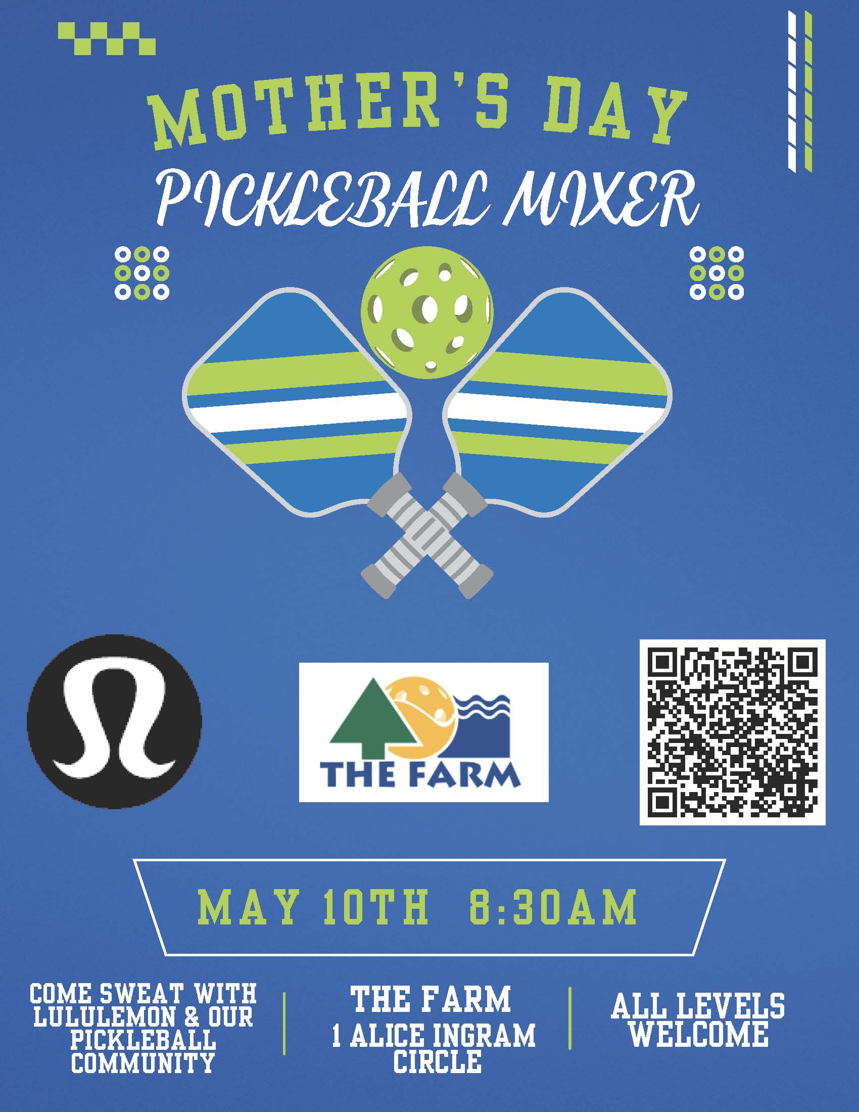 Lululemon Mother's Day Pickleball Mixer - The Farm